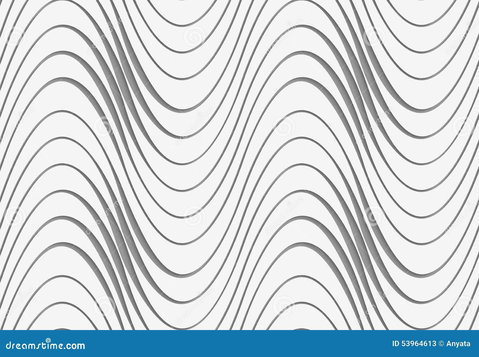 Perforated Waves with Uneven Thickness Stock Vector - Illustration of ...