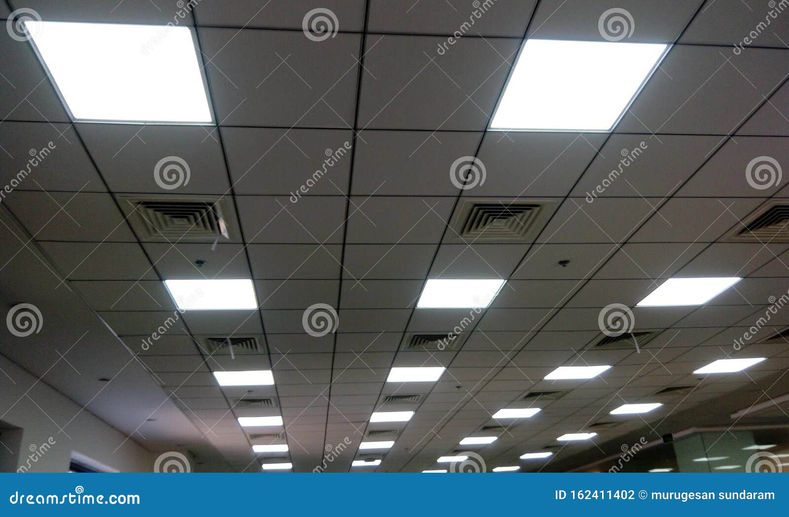 Perforated White Color Calcium Silicate Grid Ceiling Suspension System ...