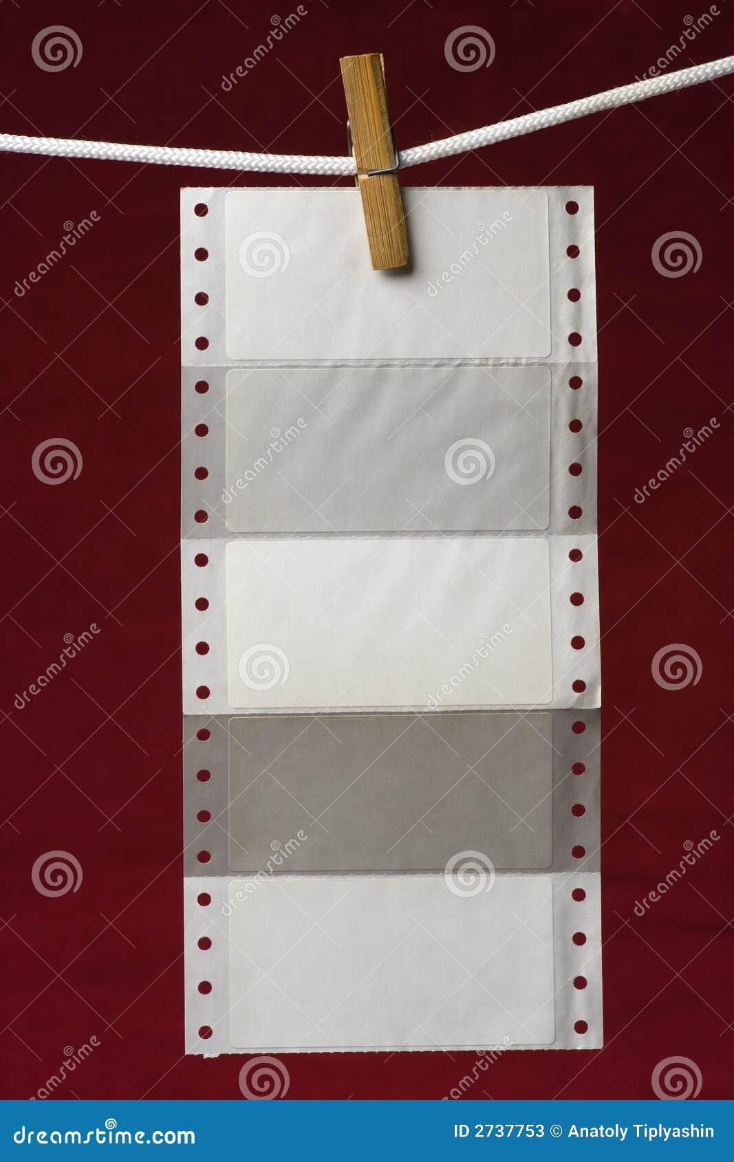 Perforation paper stock image. Image of shot, business - 2737753