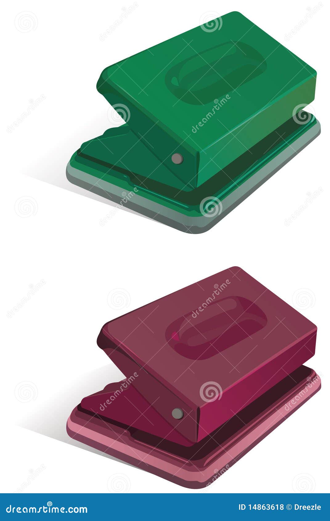 Perforator stock vector. Illustration of office, supplies - 14863618