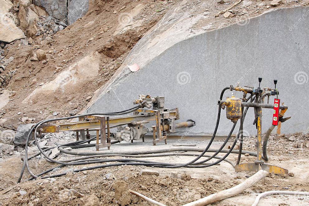 Perforator, a Drilling Machine To Make Holes Stock Photo - Image of ...