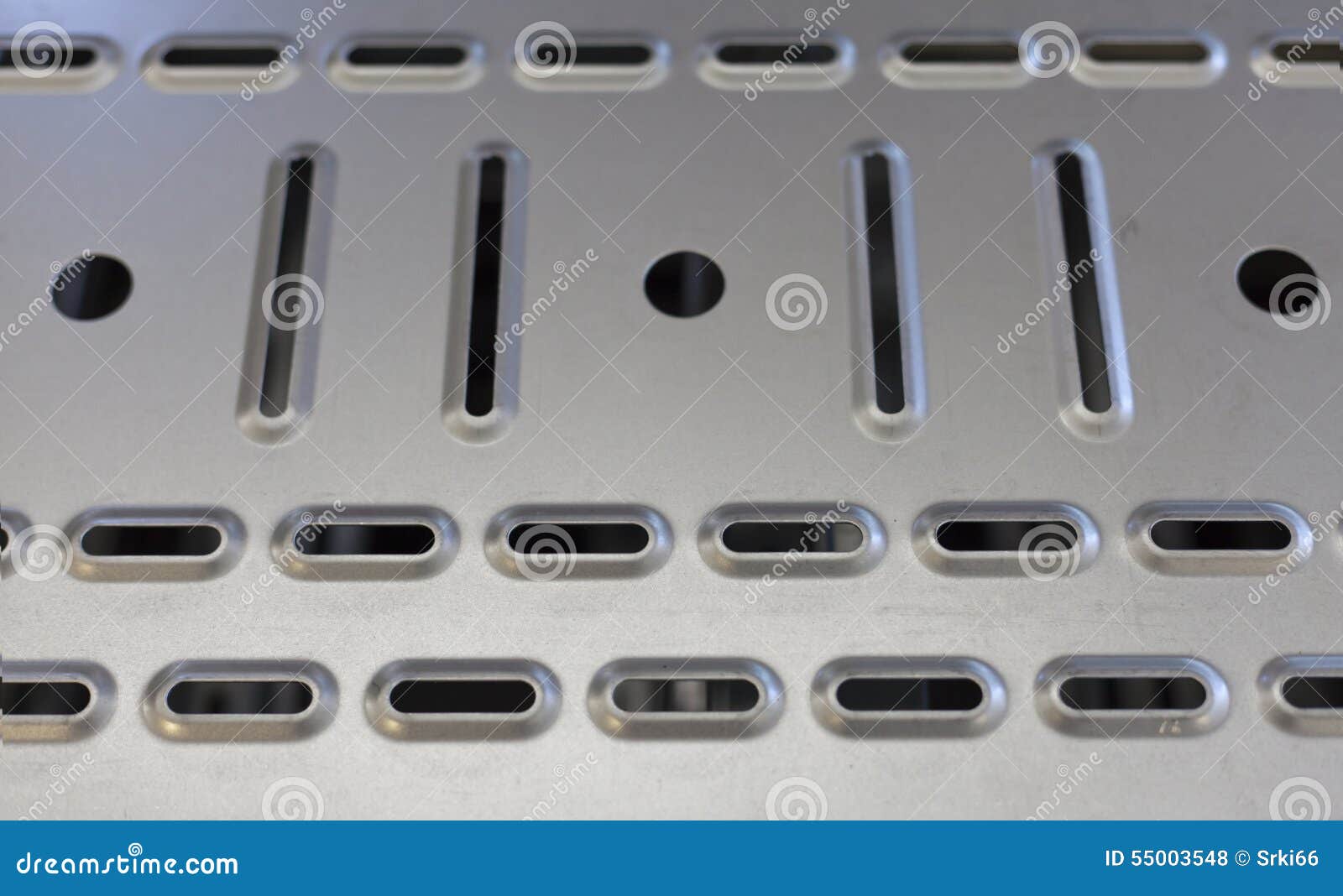 Perfored metal plate stock photo. Image of gray, steel - 55003548
