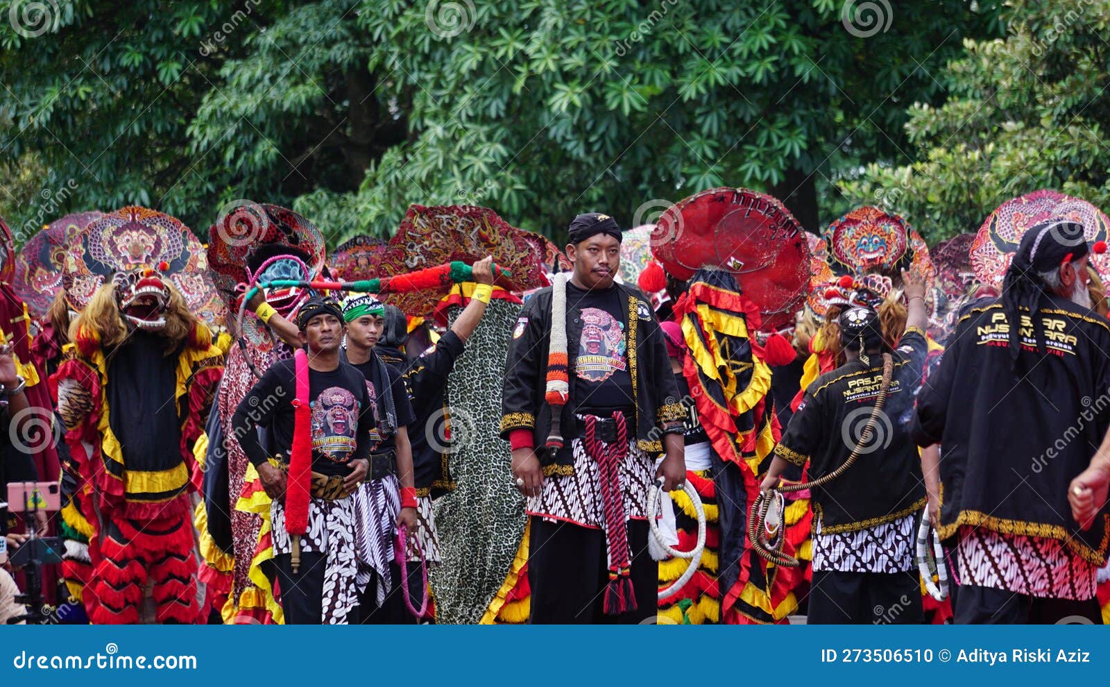 The Perform of 1000 Barong Dance. Barong is One of the Indonesian ...