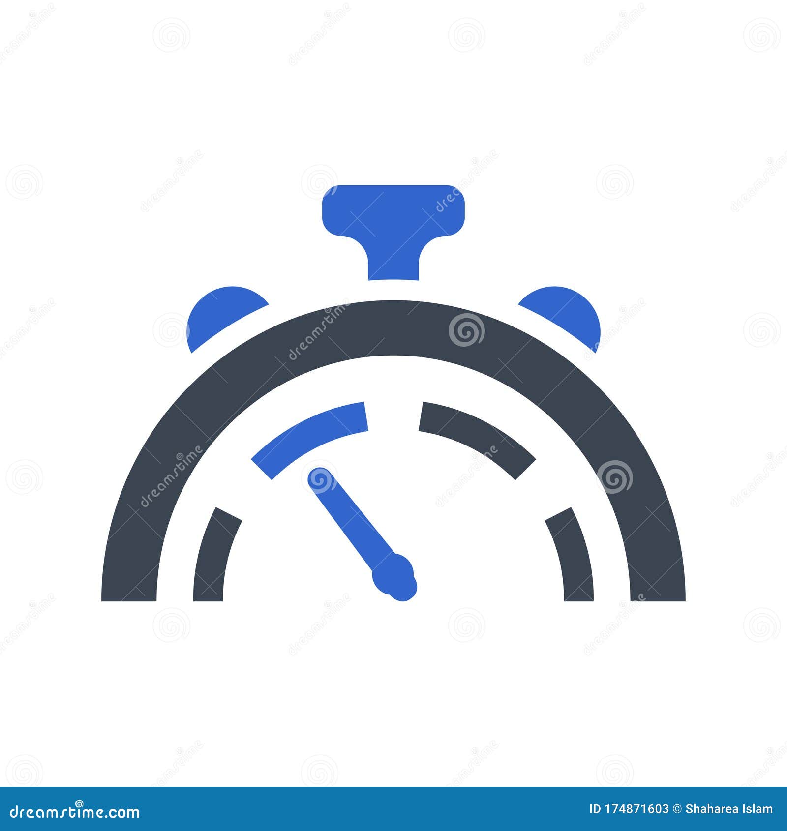 Performance appraisal icon stock vector. Illustration of speedometer ...