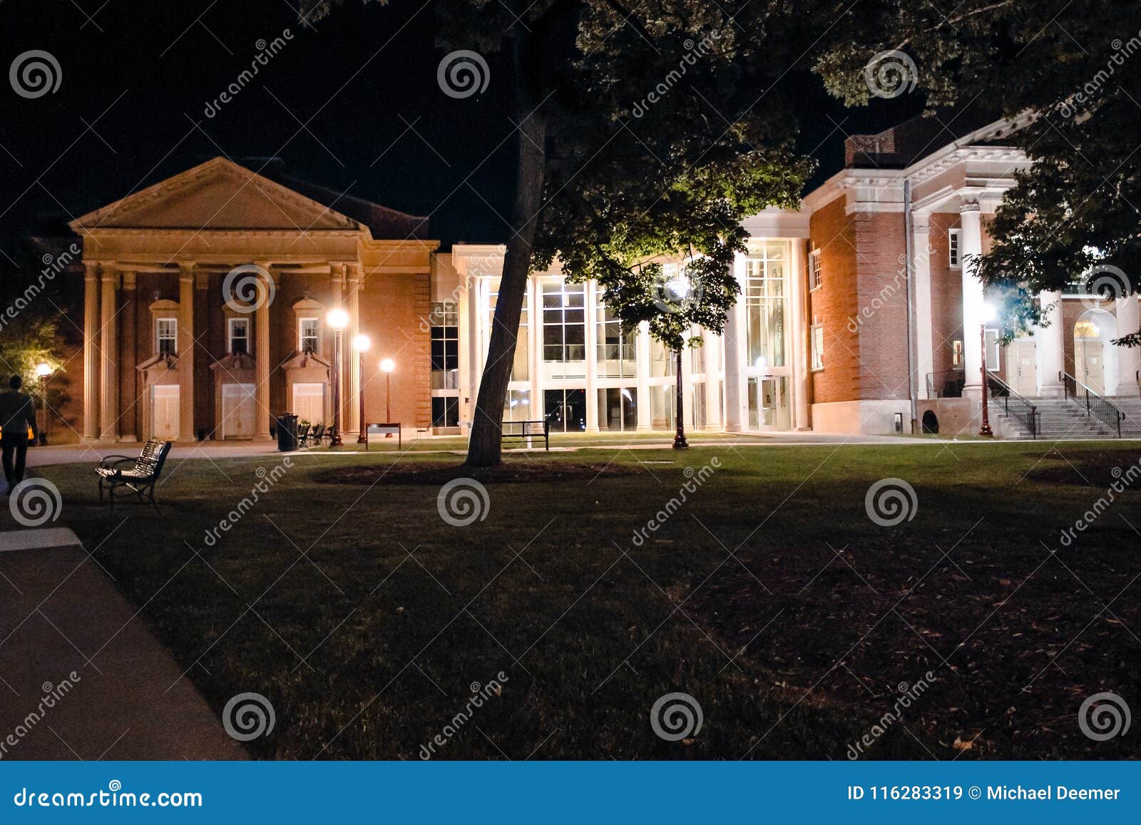 The Performance Arts Building on IUPs Campus Stock Image - Image of ...