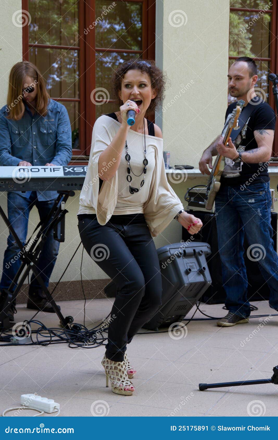 The Performance of the Band Agnessa Editorial Photo - Image of popular ...