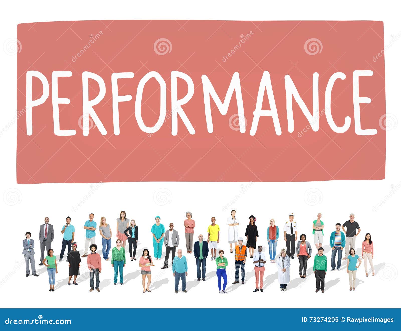 Performance Development Improvement Perform Concept Stock Image - Image ...
