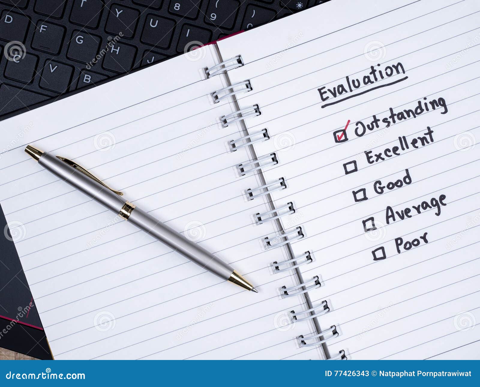 Performance Evaluation Check Box 19 Stock Image - Image of checkbox ...