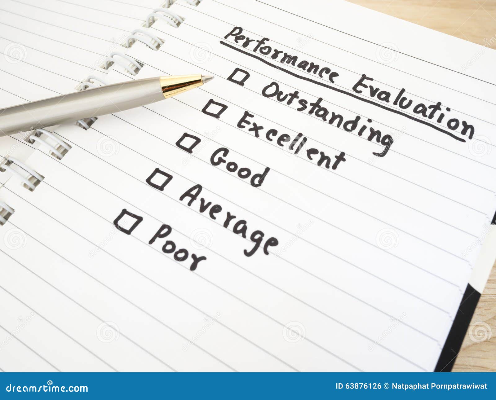 Performance Evaluation Check Box 3 Stock Photo - Image of appraisal ...