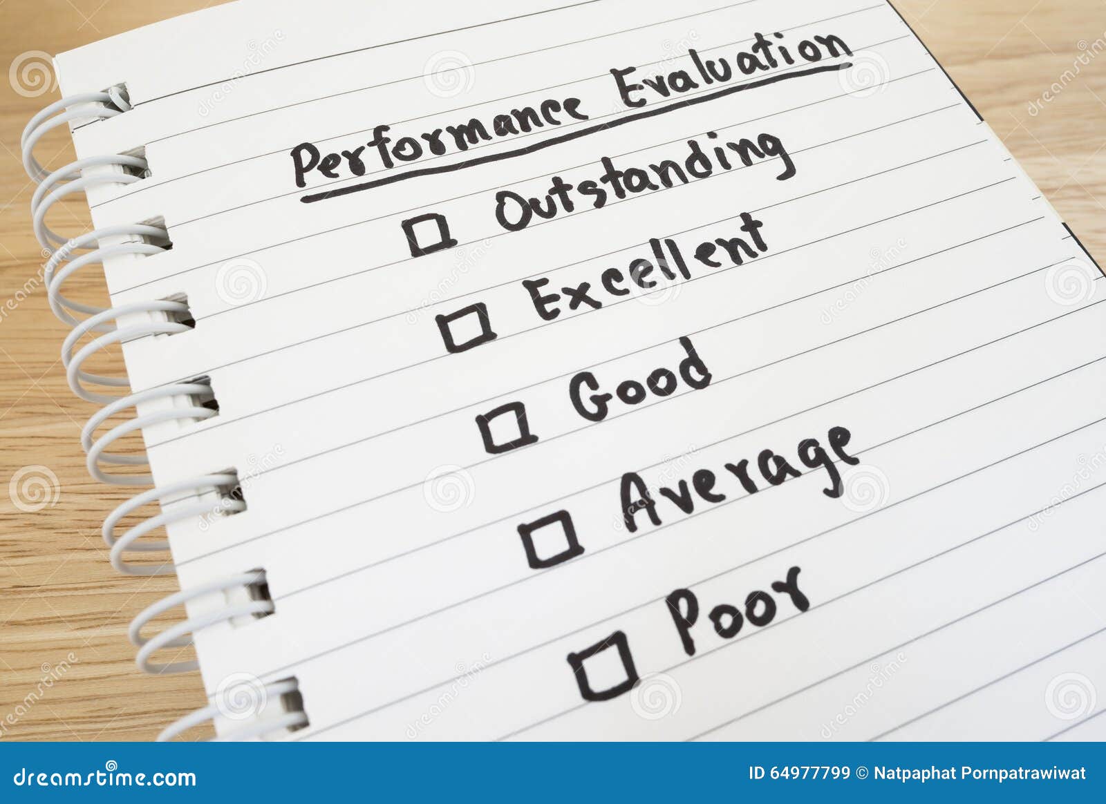 Performance Evaluation Check Box 10 Stock Image - Image of rate, choice ...