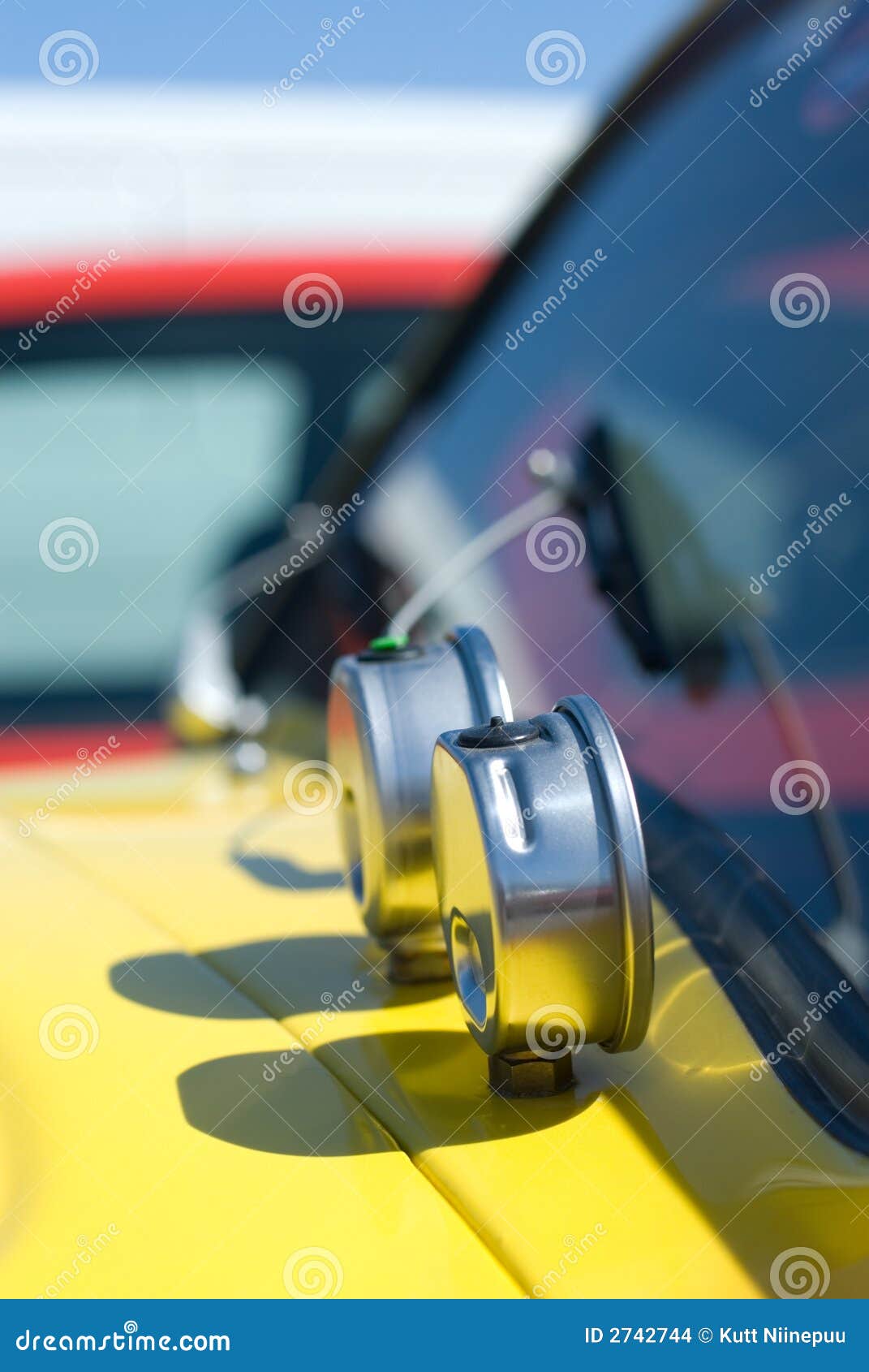 Performance gauges stock photo. Image of competition, windscreen - 2742744