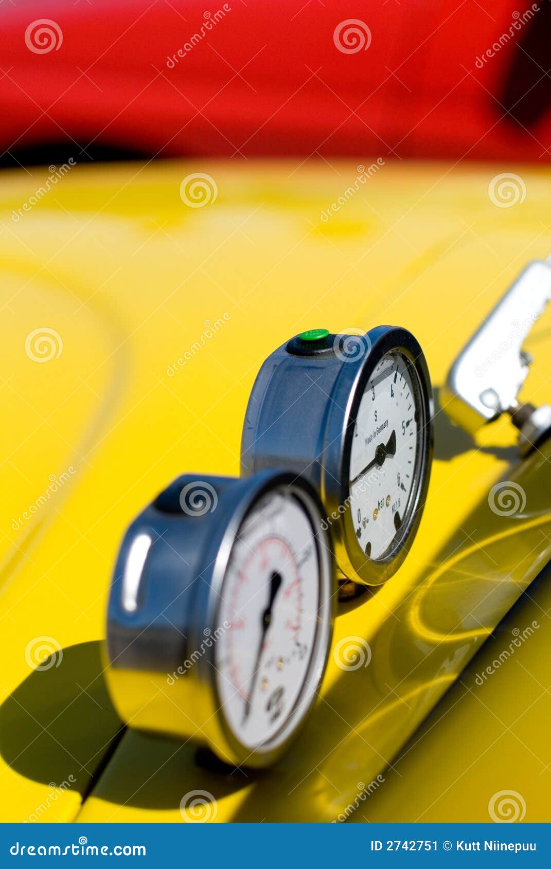 Performance gauges stock image. Image of paint, vehicle - 2742751