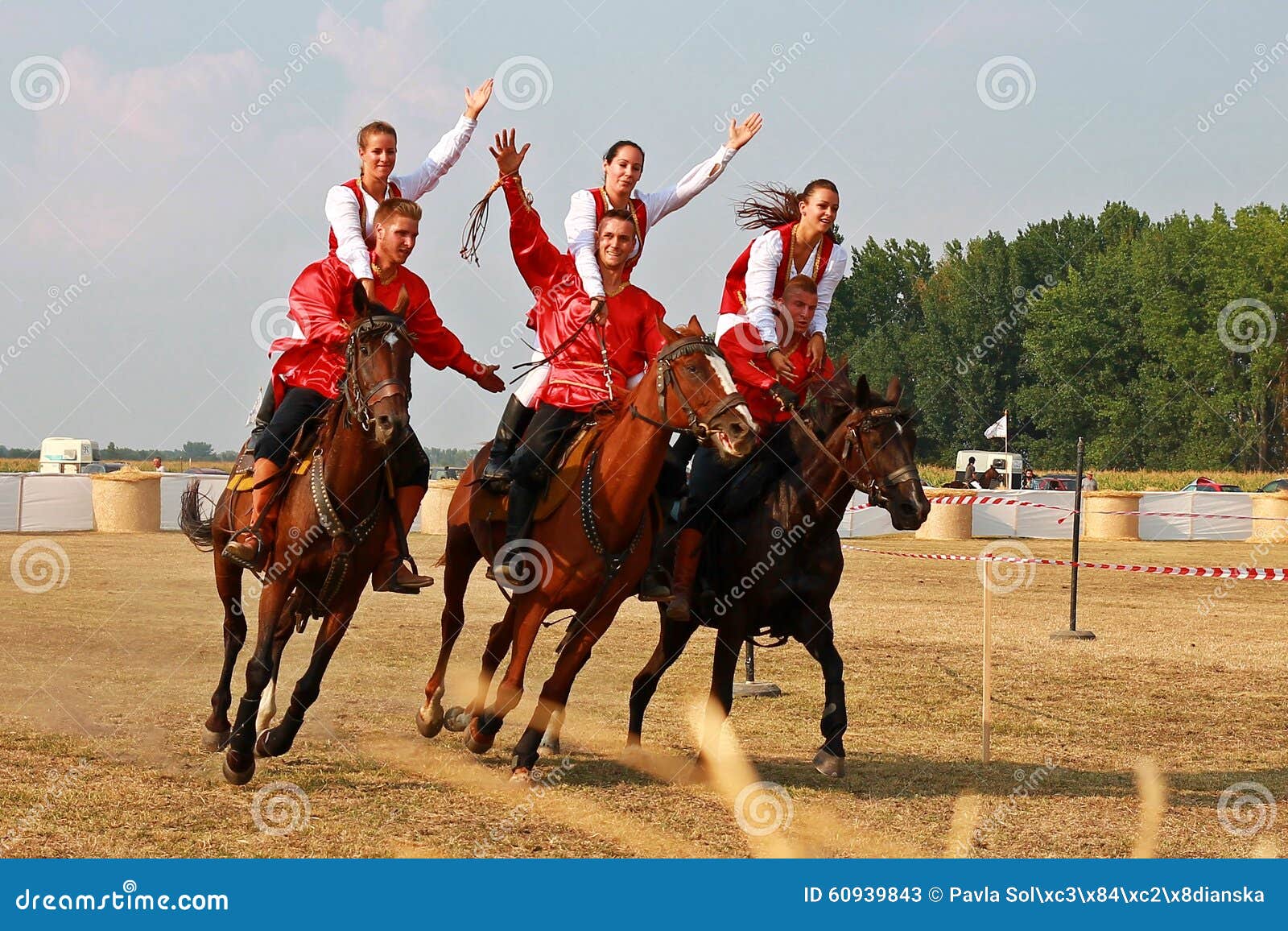 The Performance on the Horses Editorial Stock Photo - Image of ...