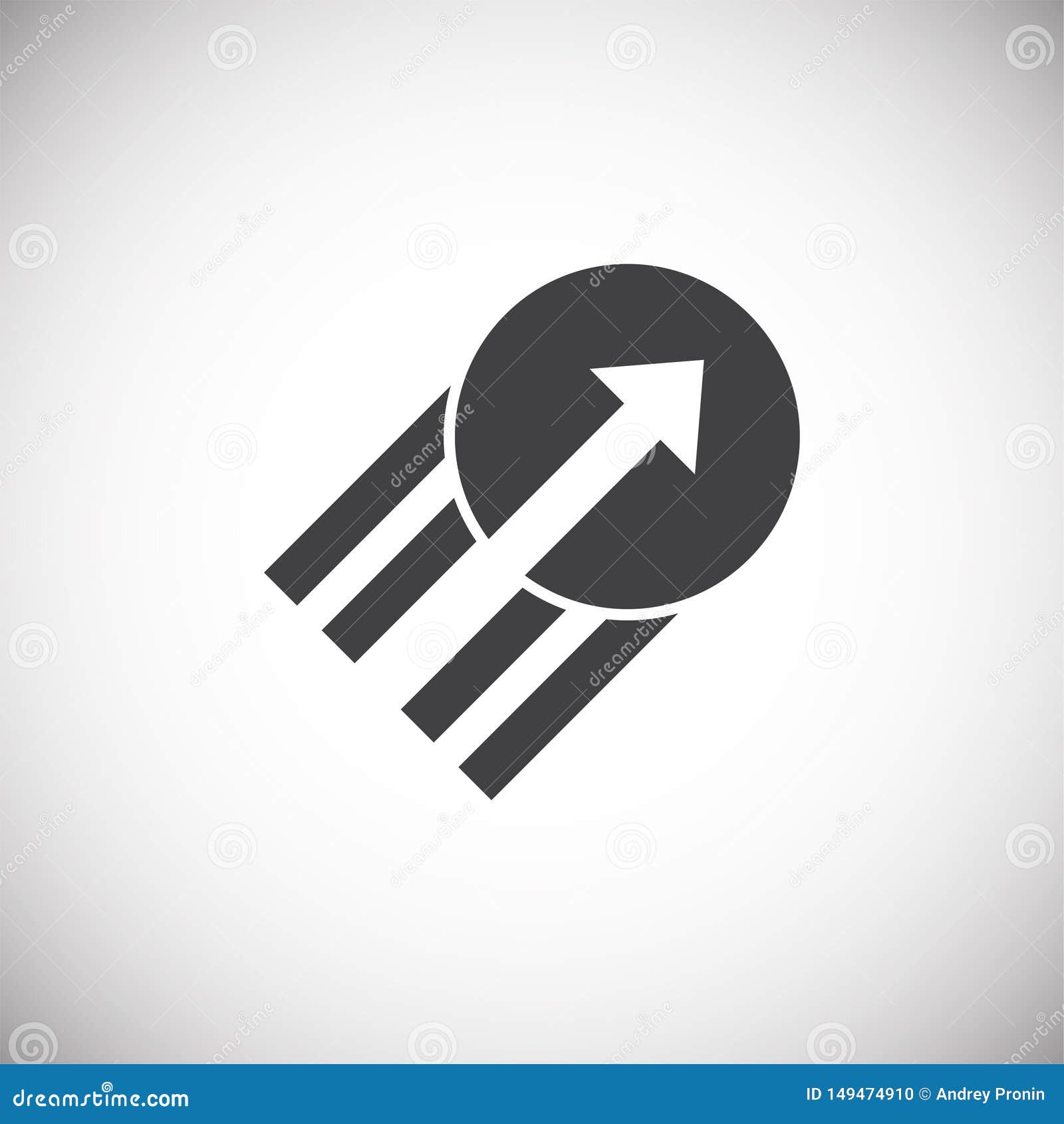 Performance Icon on Background for Graphic and Web Design. Simple ...
