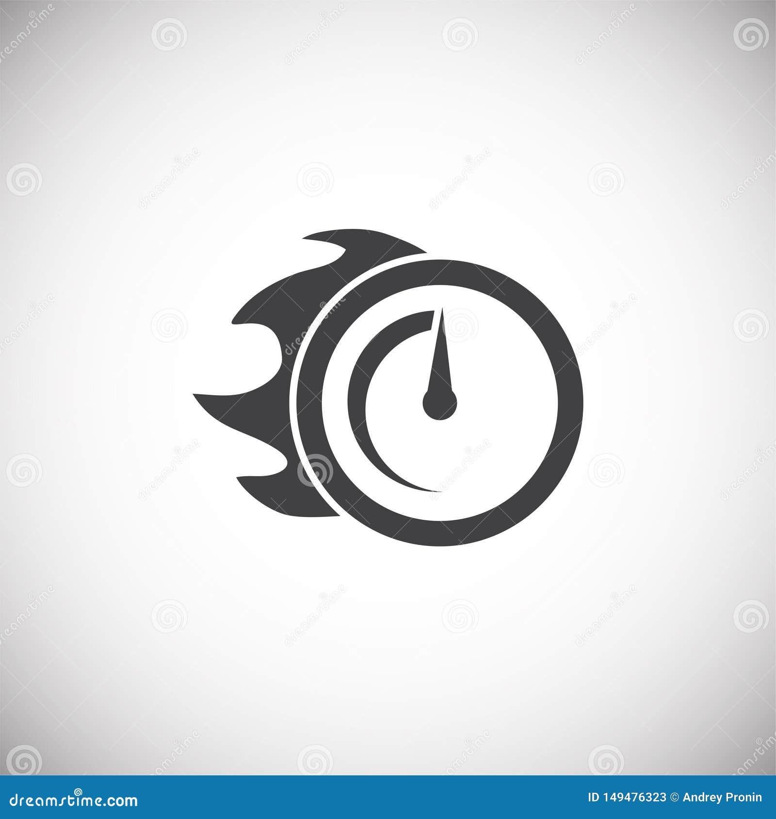 Performance Icon on Background for Graphic and Web Design. Simple ...