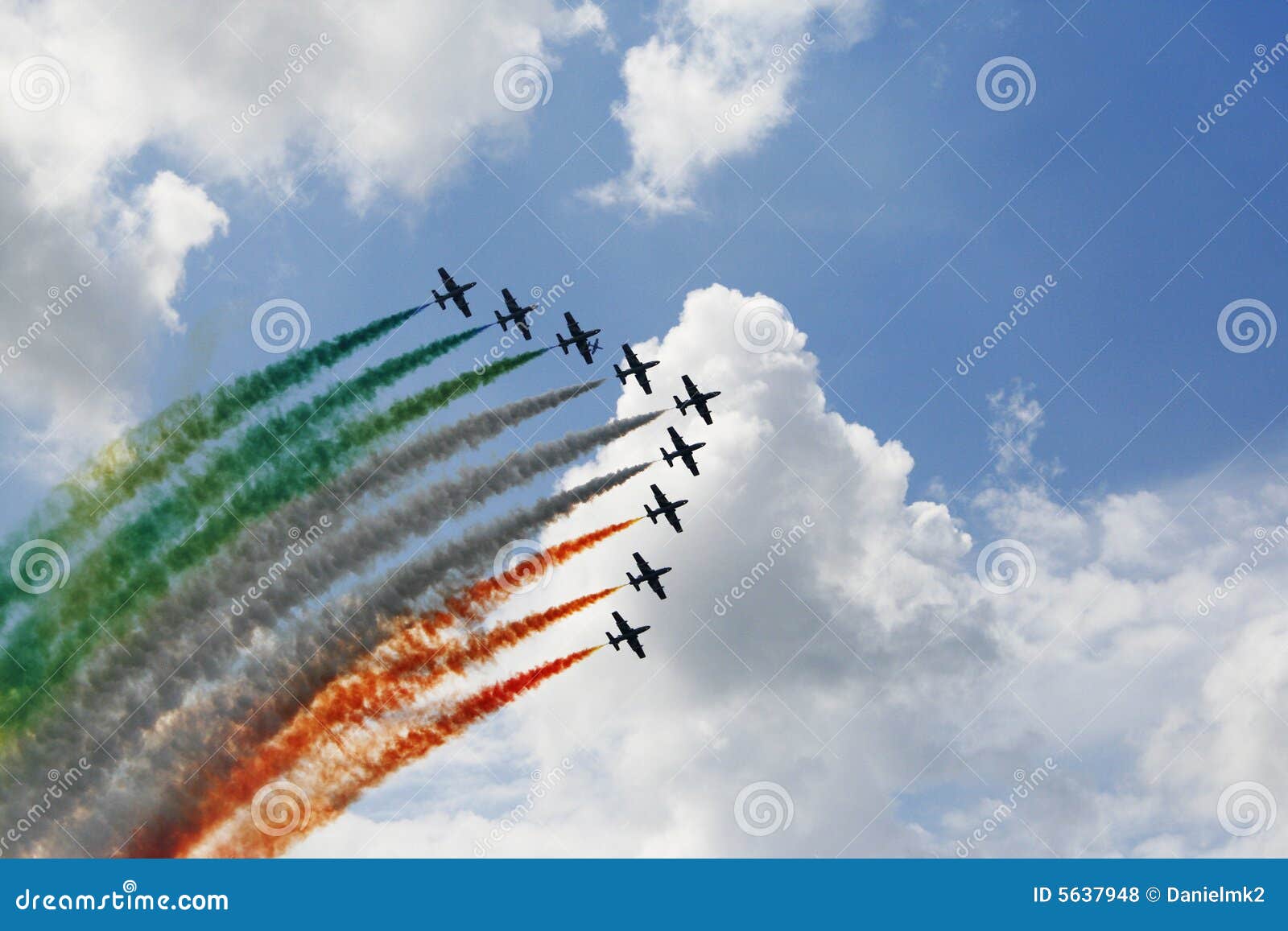 Performance from Italy Flying Team Stock Photo - Image of show ...