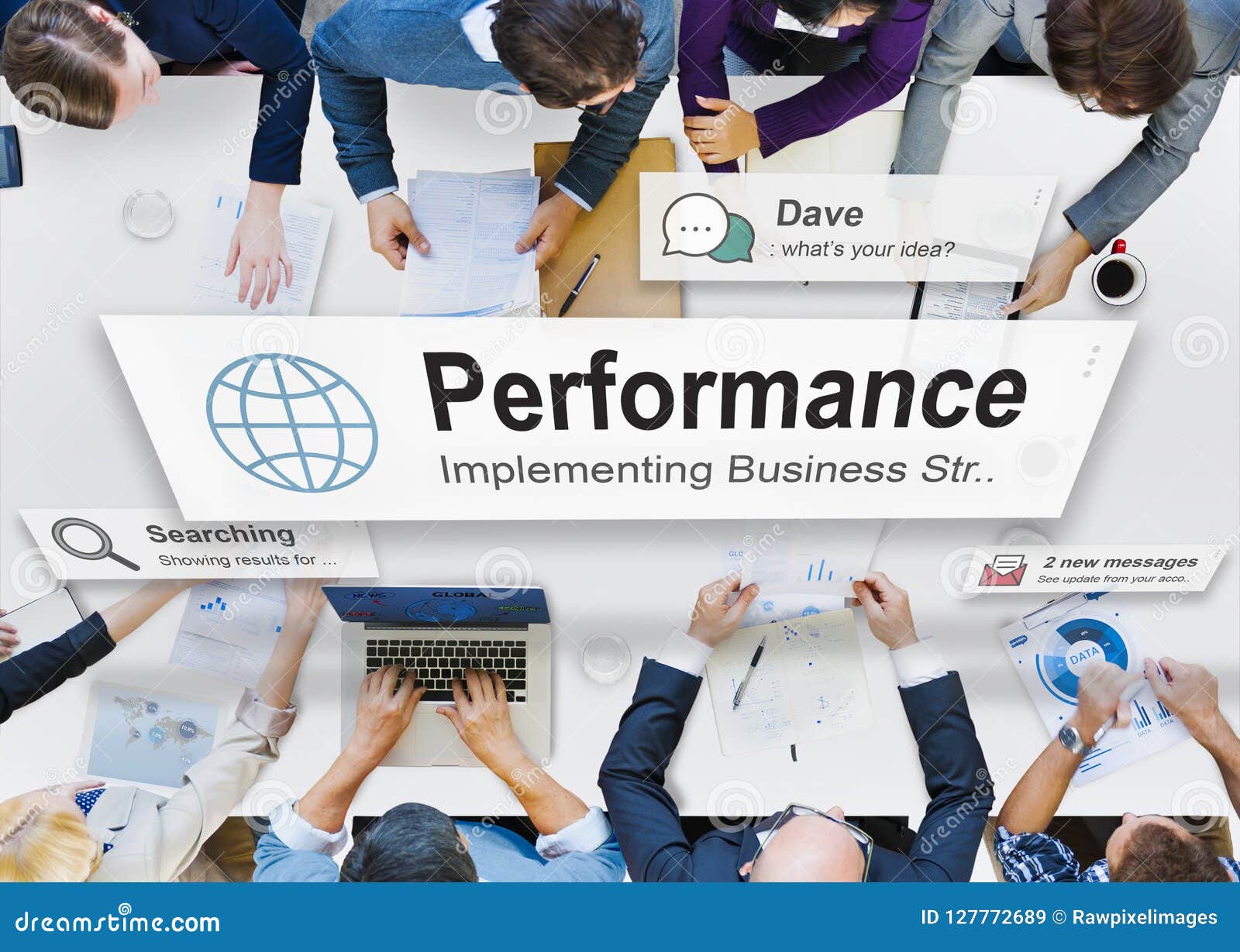 Performance Level Development Accomplishment Concept Stock Image ...