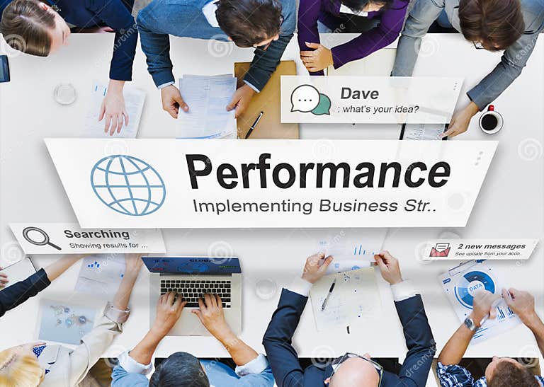 Performance Level Development Accomplishment Concept Stock Image ...