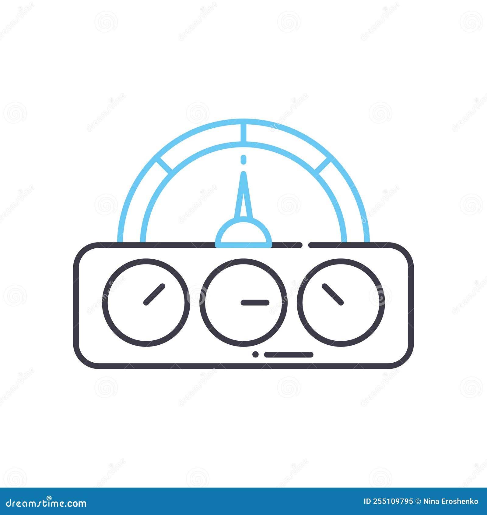 Performance Line Icon, Outline Symbol, Vector Illustration, Concept ...
