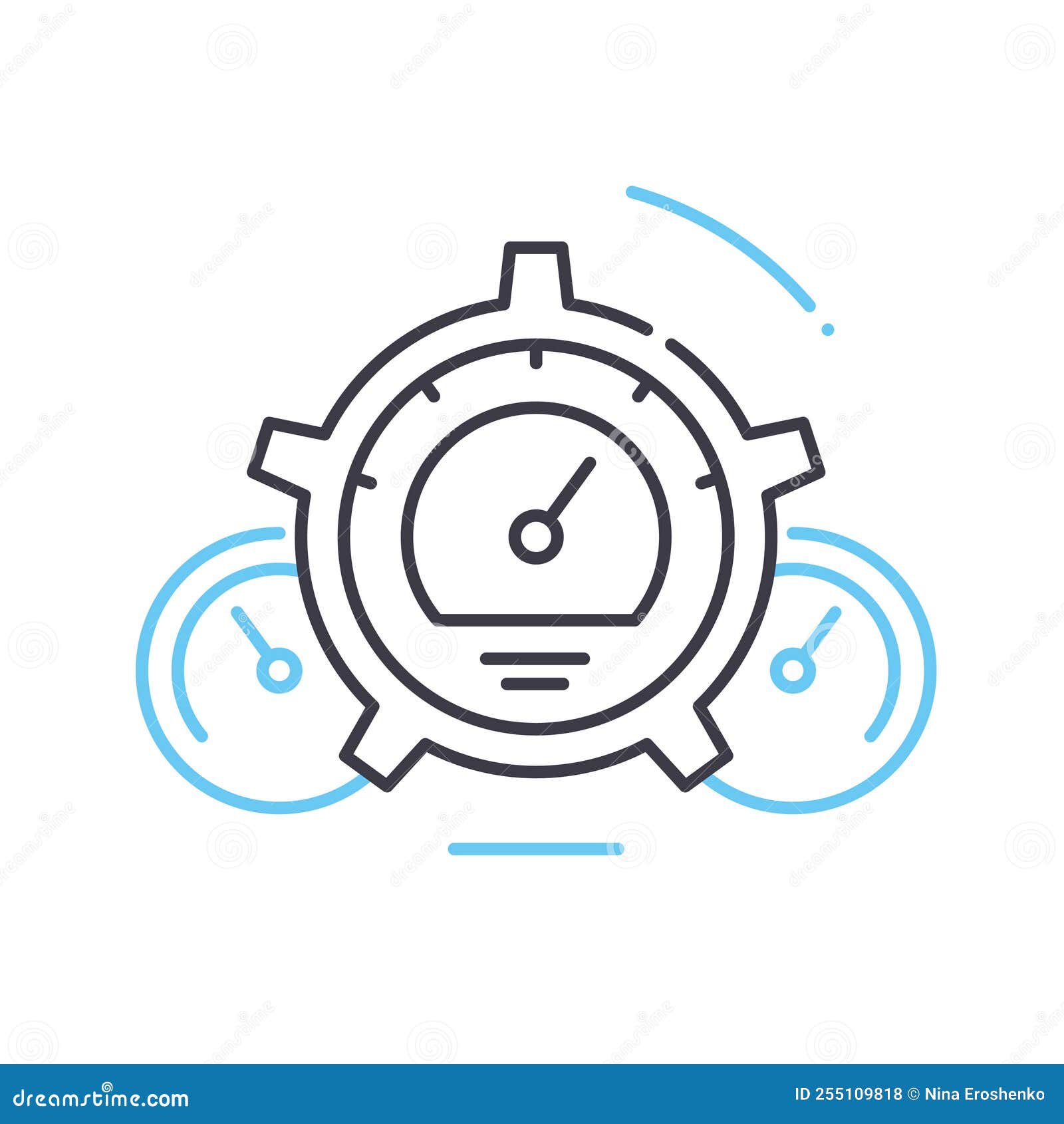 Performance Line Icon, Outline Symbol, Vector Illustration, Concept ...
