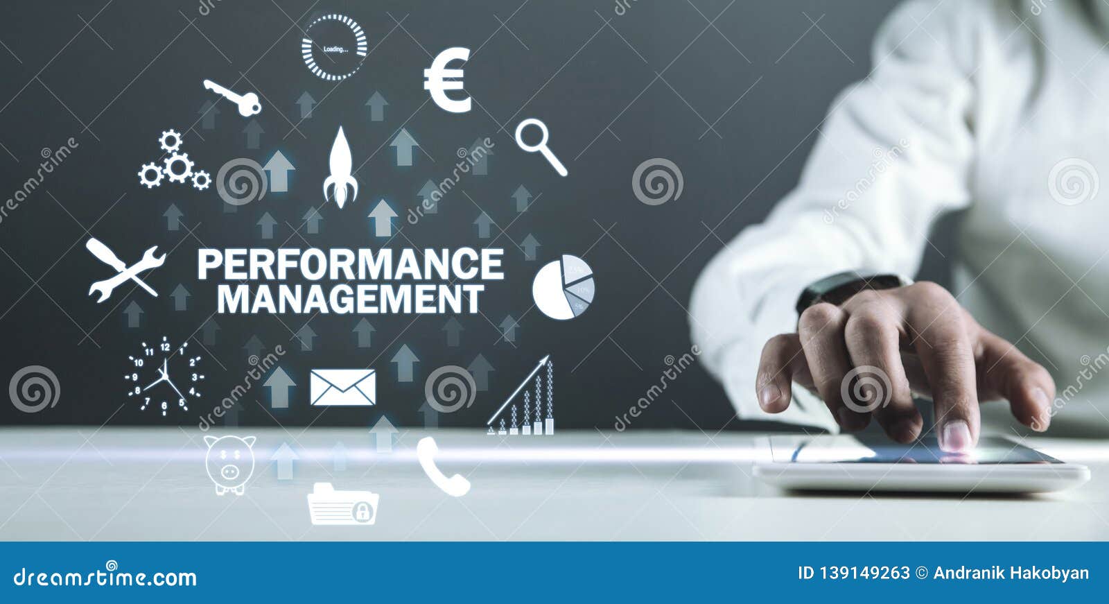 Performance Management. Business Technology Concept Stock Image - Image ...