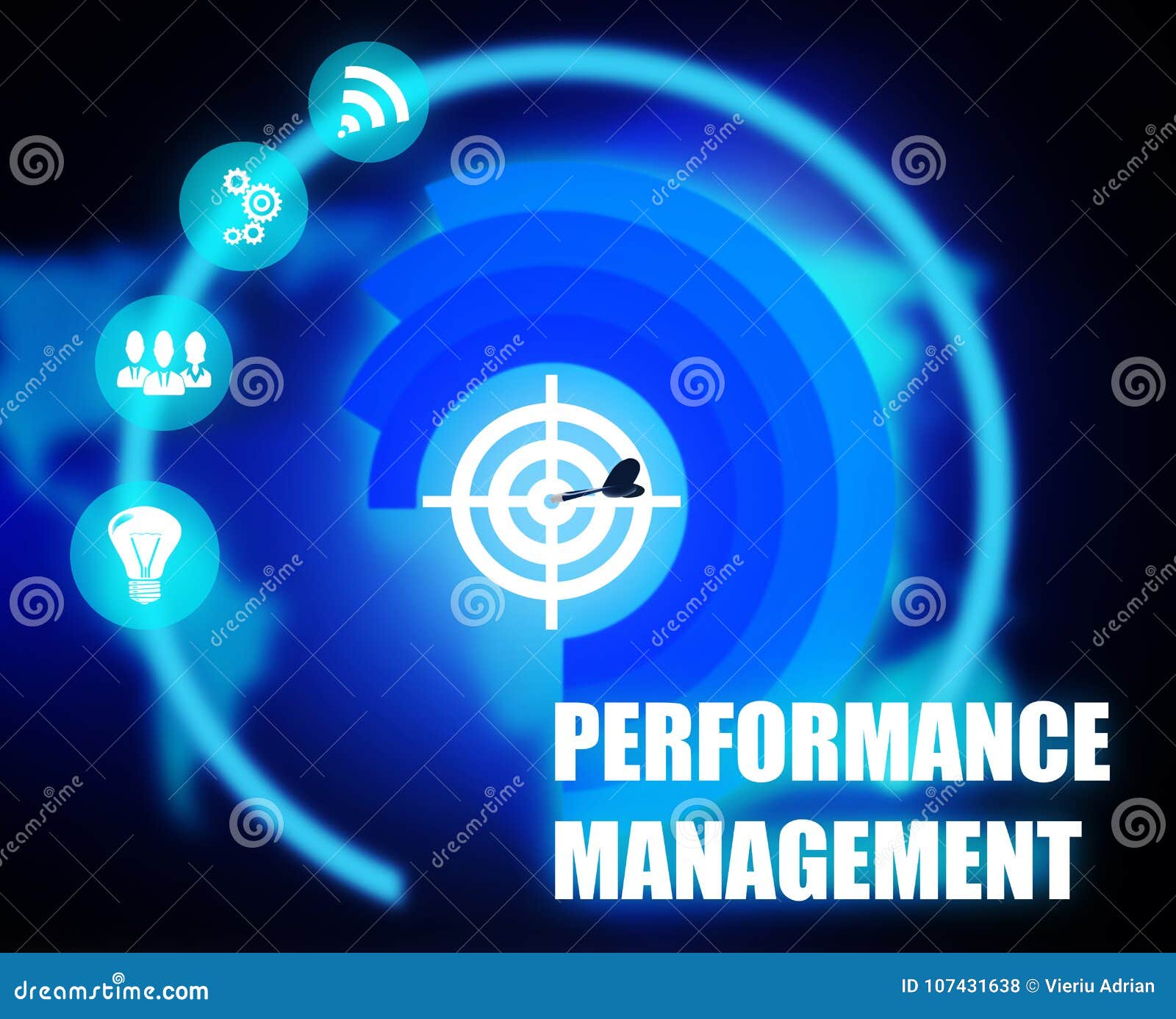 Performance Management Concept Plan Graphic Stock Illustration ...