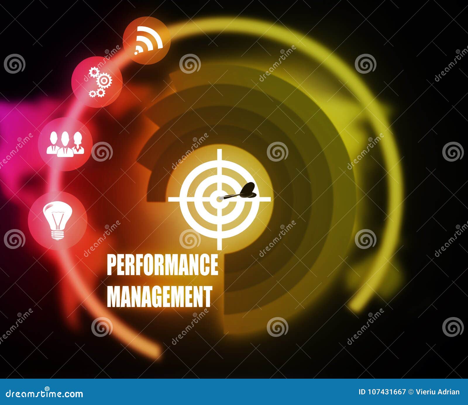 Performance Management Concept Plan Graphic Stock Illustration ...