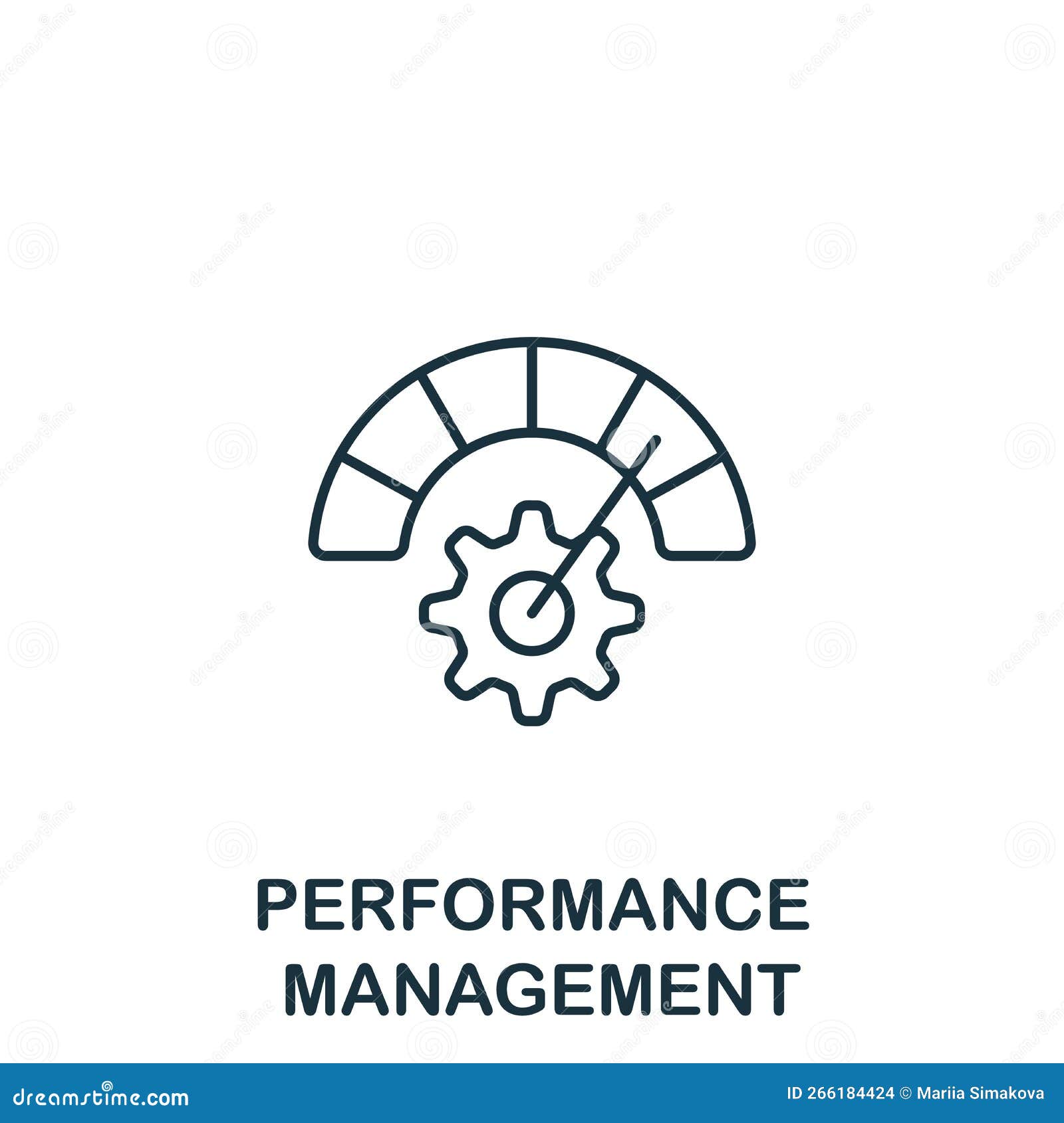 Performance Management Icon. Monochrome Simple Talent Development Icon ...