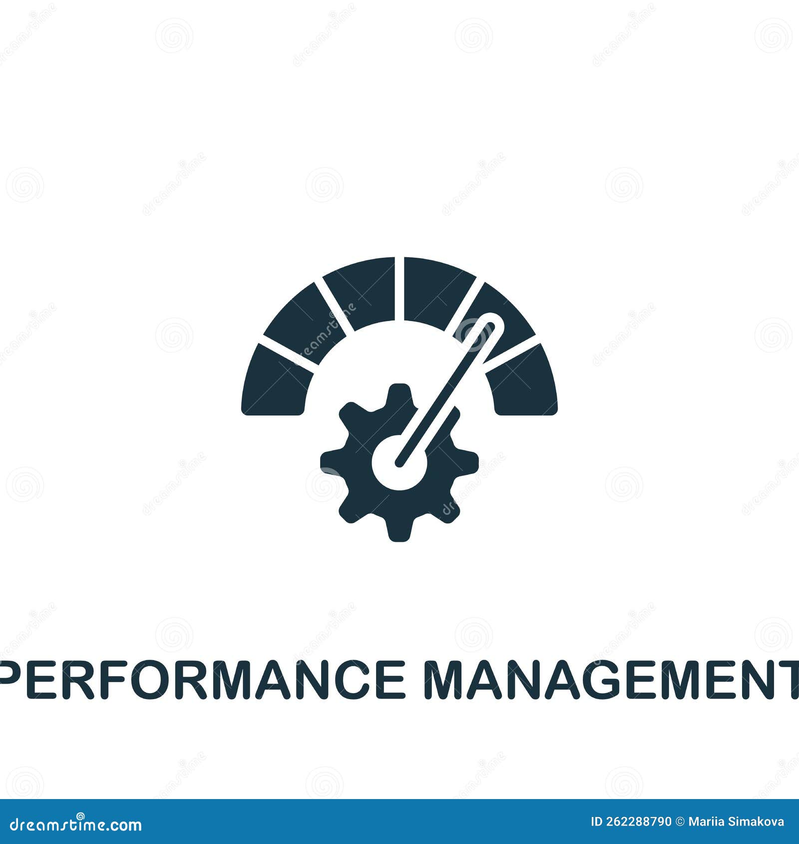 Performance Management Icon. Monochrome Simple Talent Development Icon ...