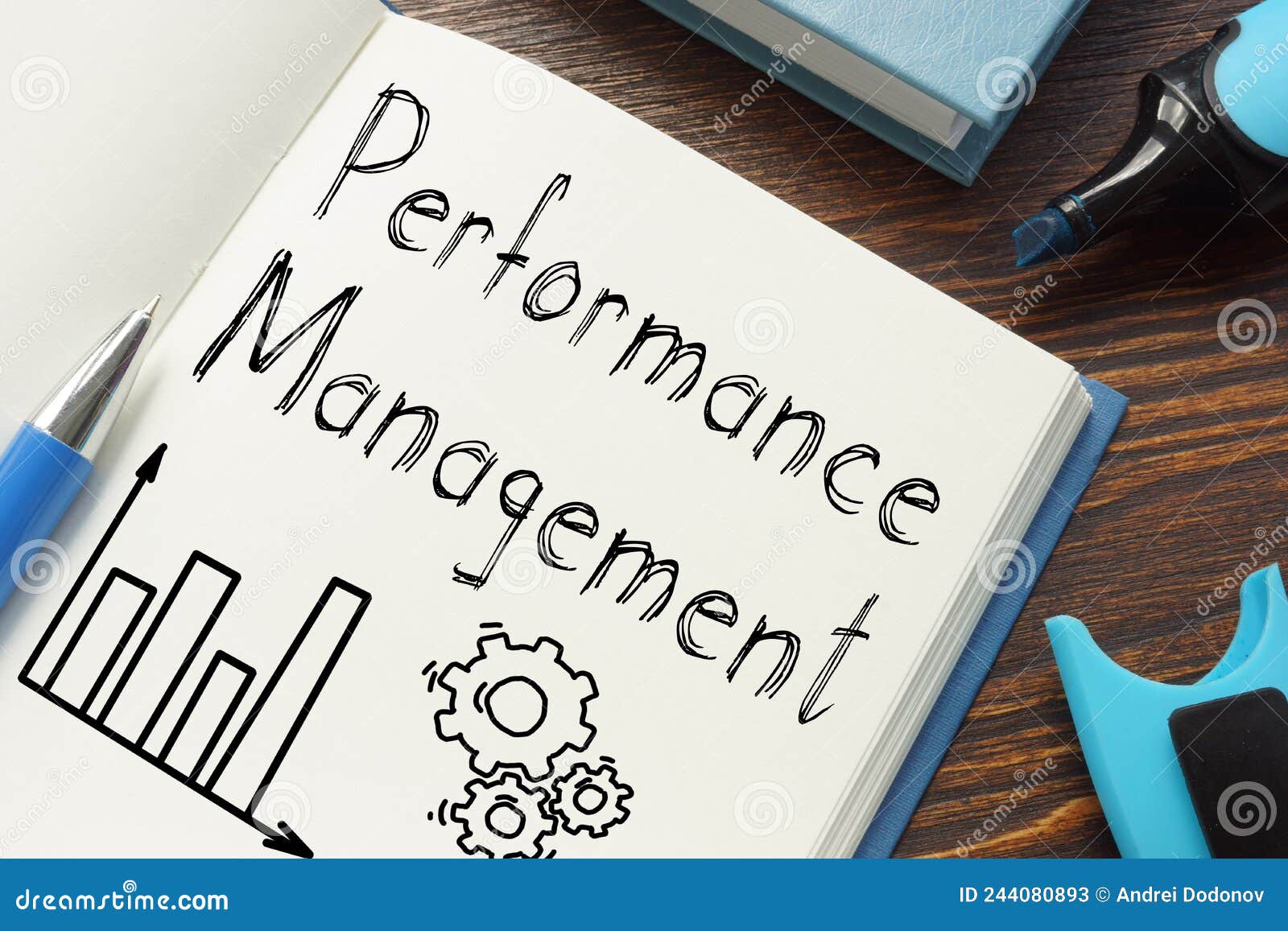 Performance Management is Shown on the Photo Using the Text Stock Image ...