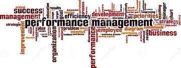 Performance Management Word Cloud Stock Vector - Illustration of ...