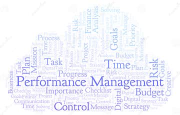 Performance Management Word Cloud, Made with Text only. Stock ...
