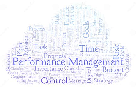 Performance Management Word Cloud, Made with Text only. Stock ...