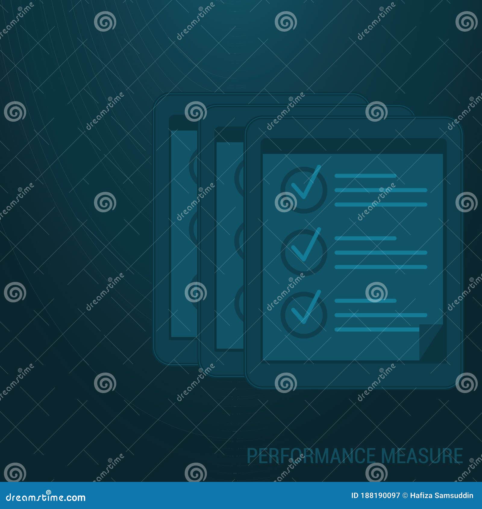 Performance Measure Background. Vector Illustration Decorative Design ...