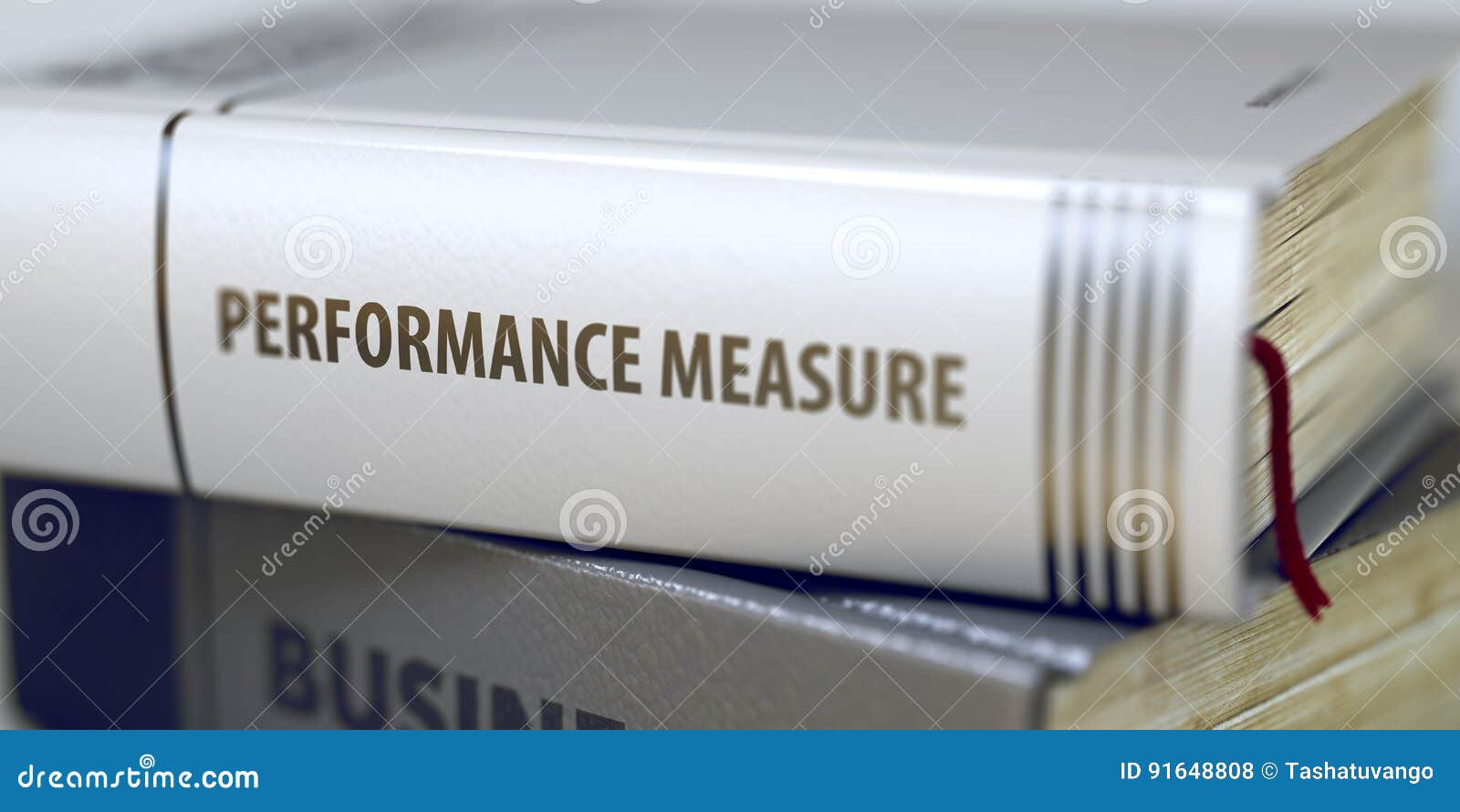 Performance Measure Concept on Book Title. 3d. Stock Photo - Image of ...