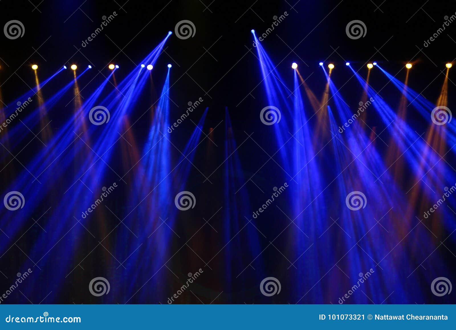 Performance Moving Lighting on Construction Light Beam Ray Stock Image ...