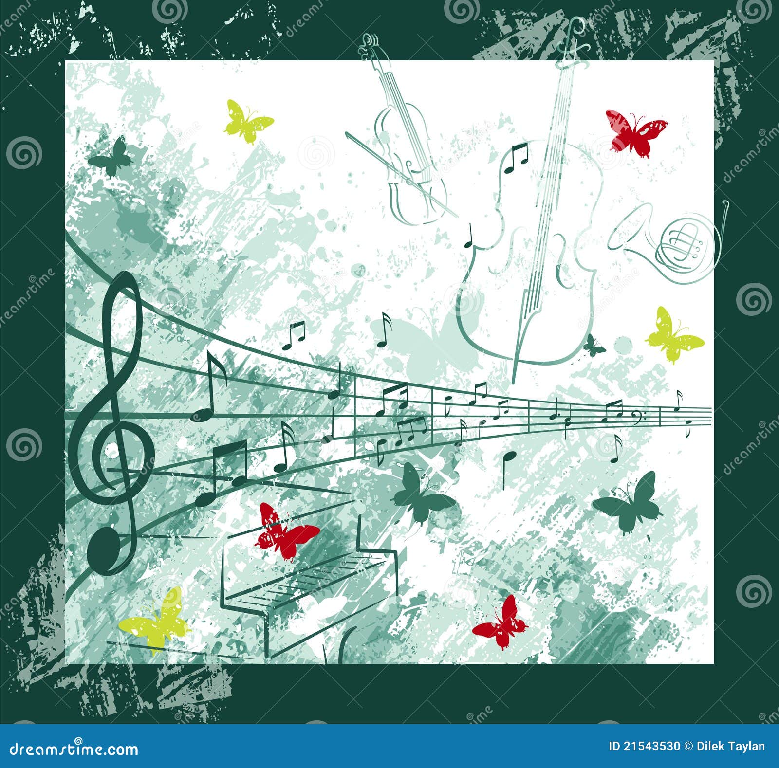 Performance of music stock vector. Illustration of player - 21543530