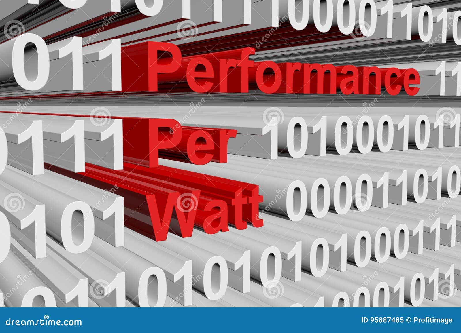 Performance per watt stock illustration. Illustration of watt - 95887485