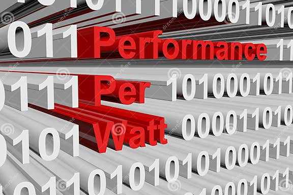 Performance per watt stock illustration. Illustration of watt - 95887485