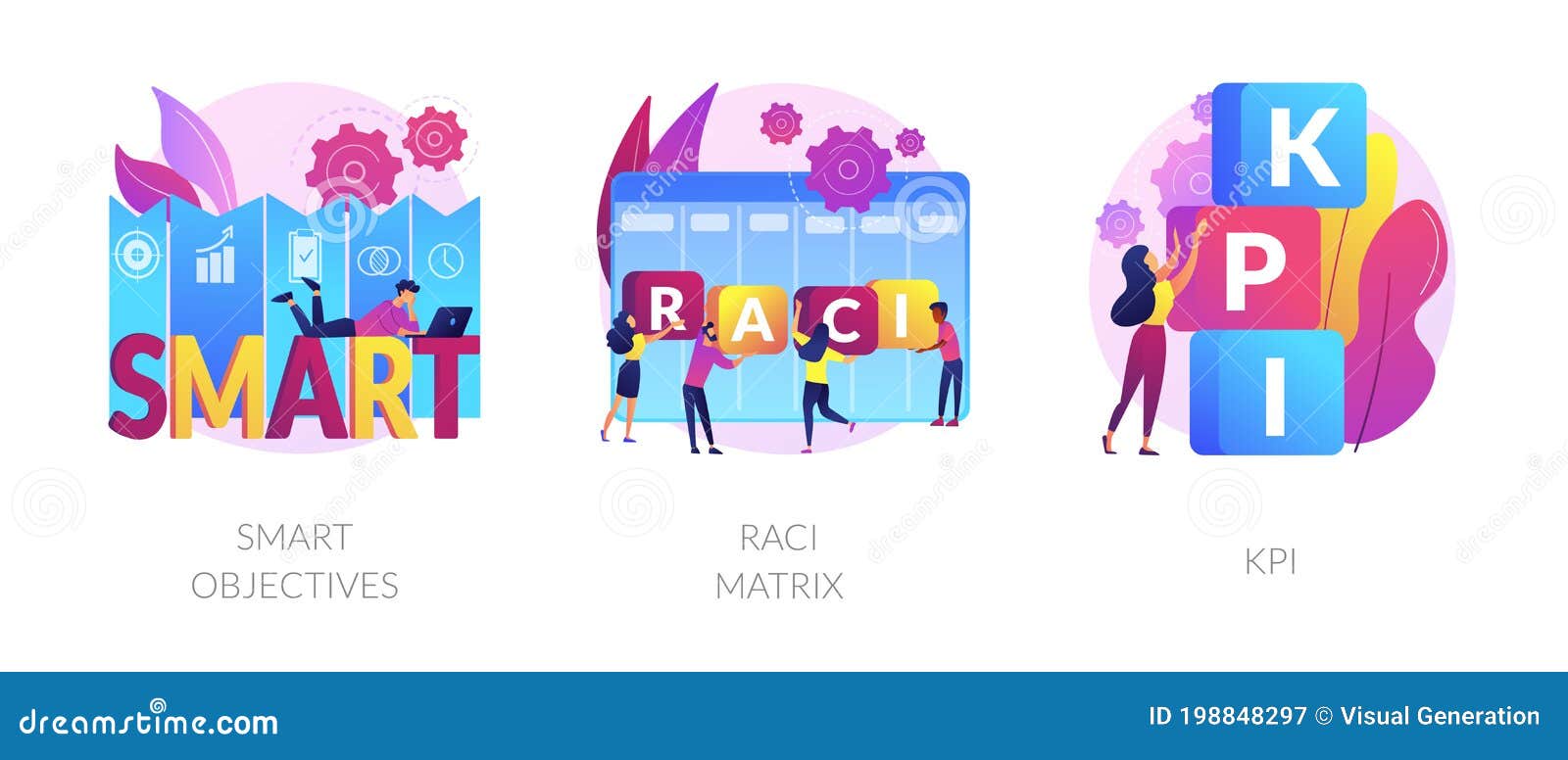 Performance Plans and Indicators Vector Concept Metaphors Stock Vector ...