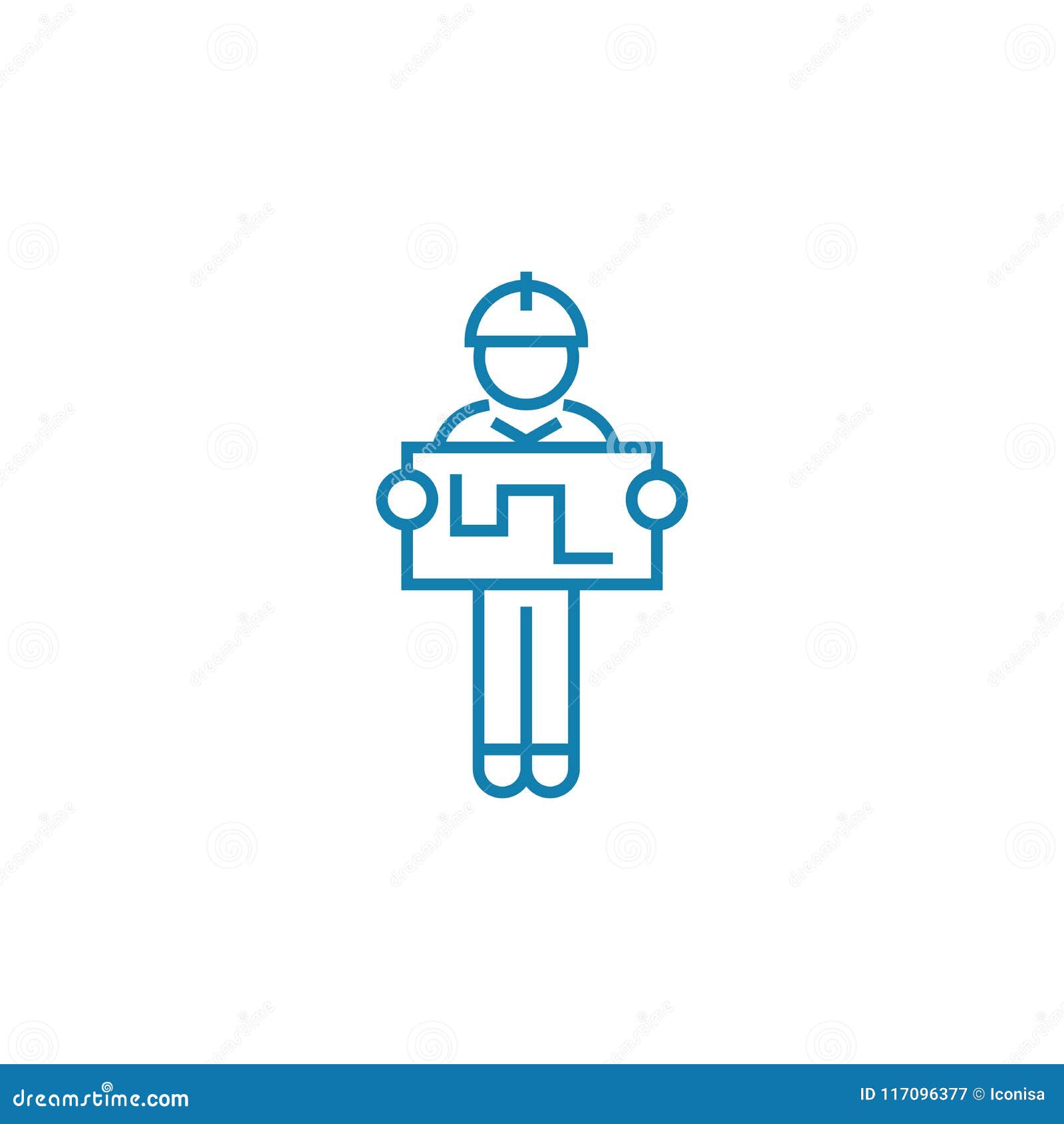 Performance Report Linear Icon Concept. Performance Report Line Vector ...