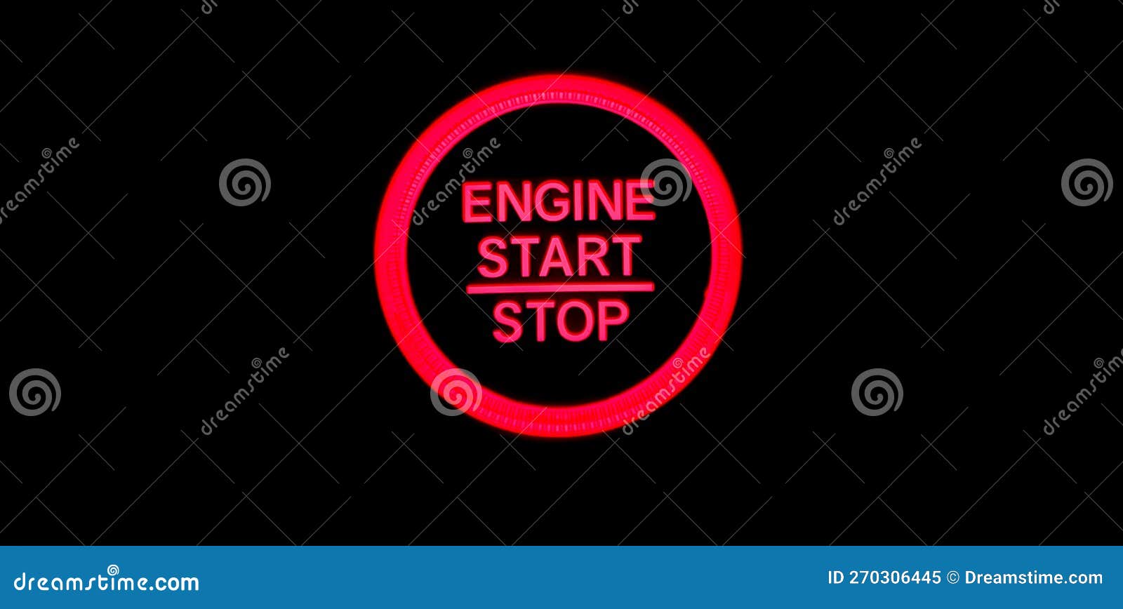 Engine start stop button stock image. Image of number - 270306445