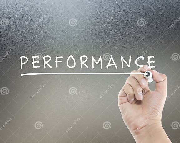 Performance text stock photo. Image of performance, strategy - 52722894