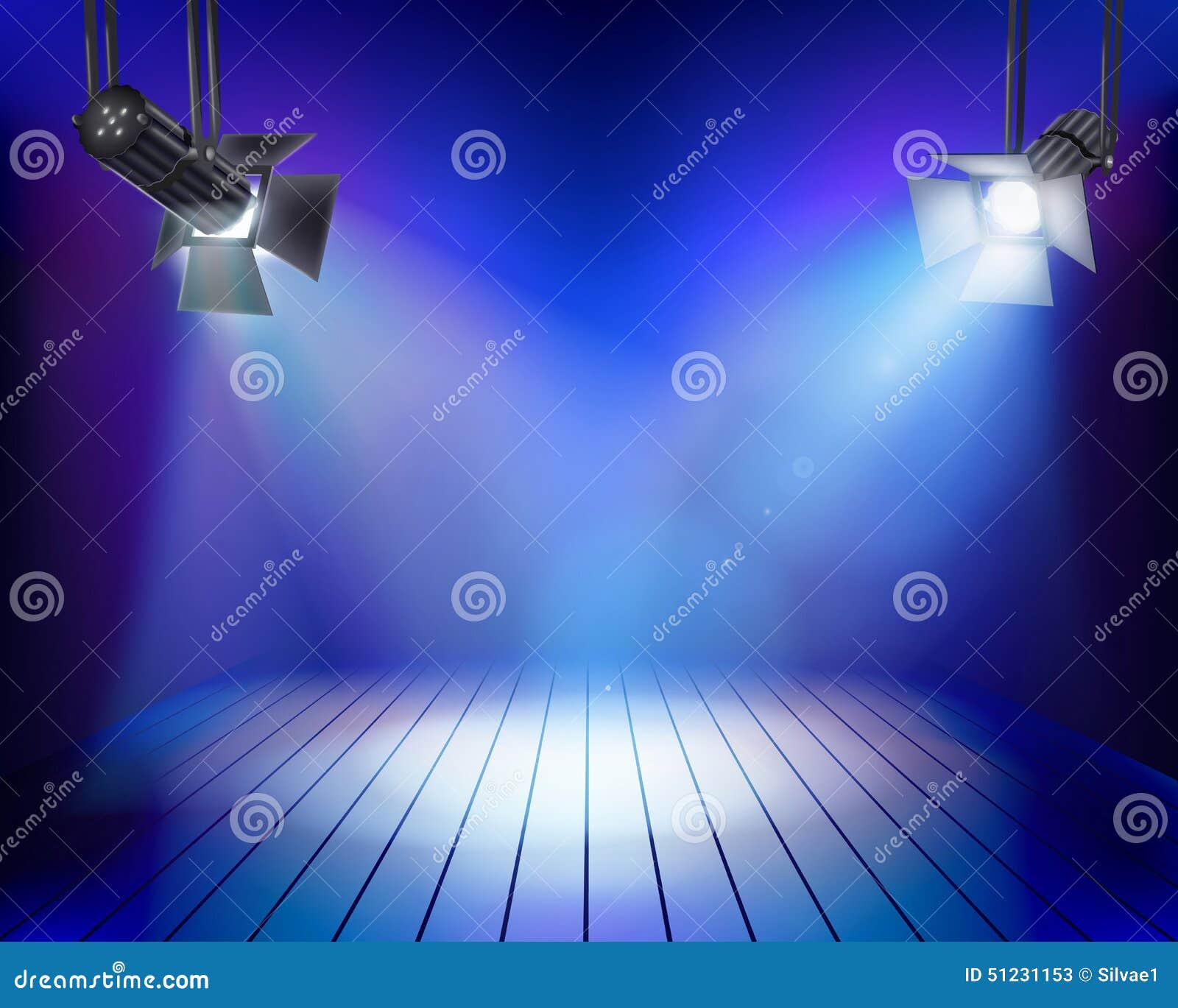 Performance in Theater. Vector Illustration. Stock Vector ...