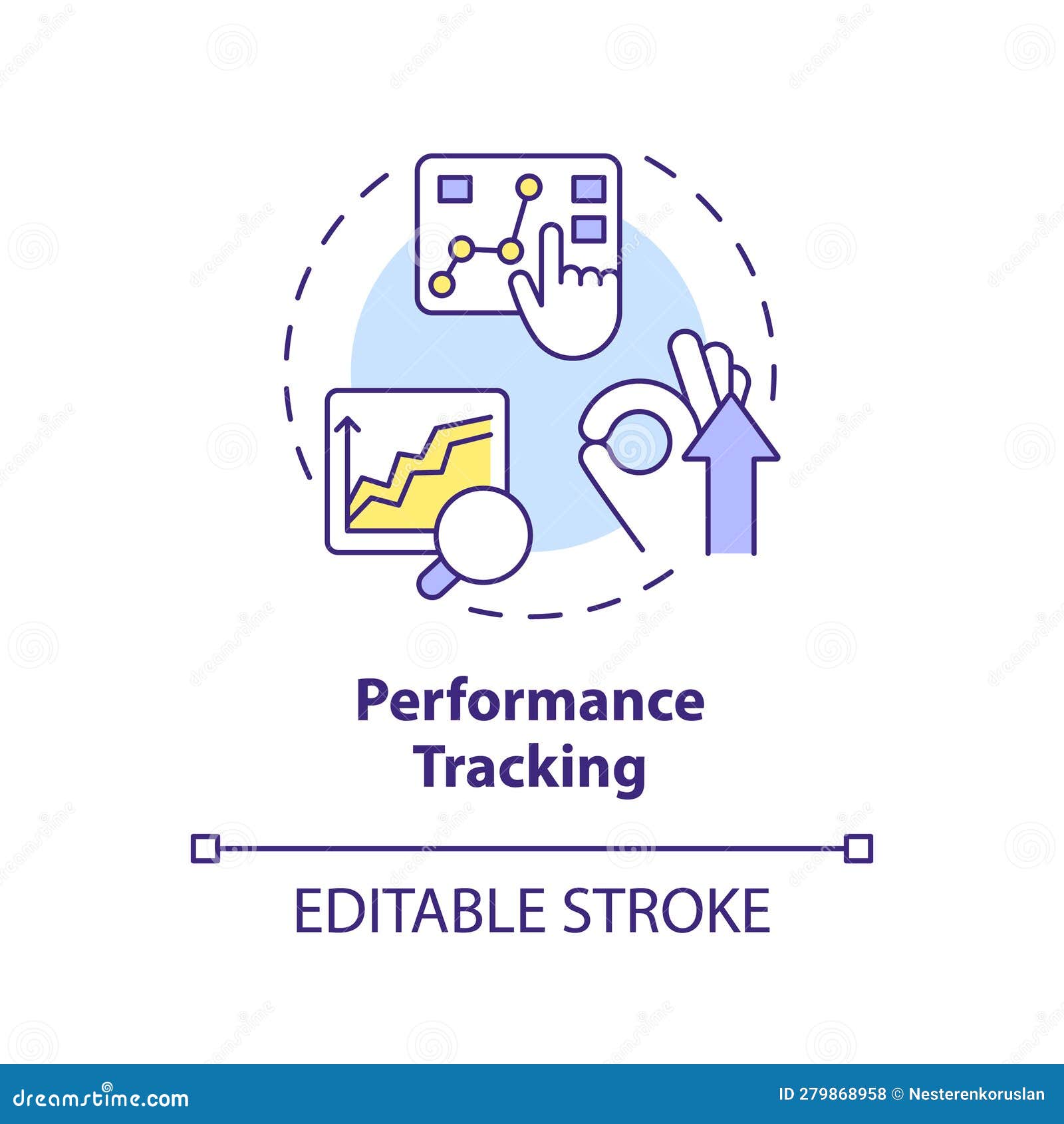 Performance Tracking Line Icons Collection. Metrics, Analytics ... Performance Tracking Line Icons Collection. Metrics, Analytics ...