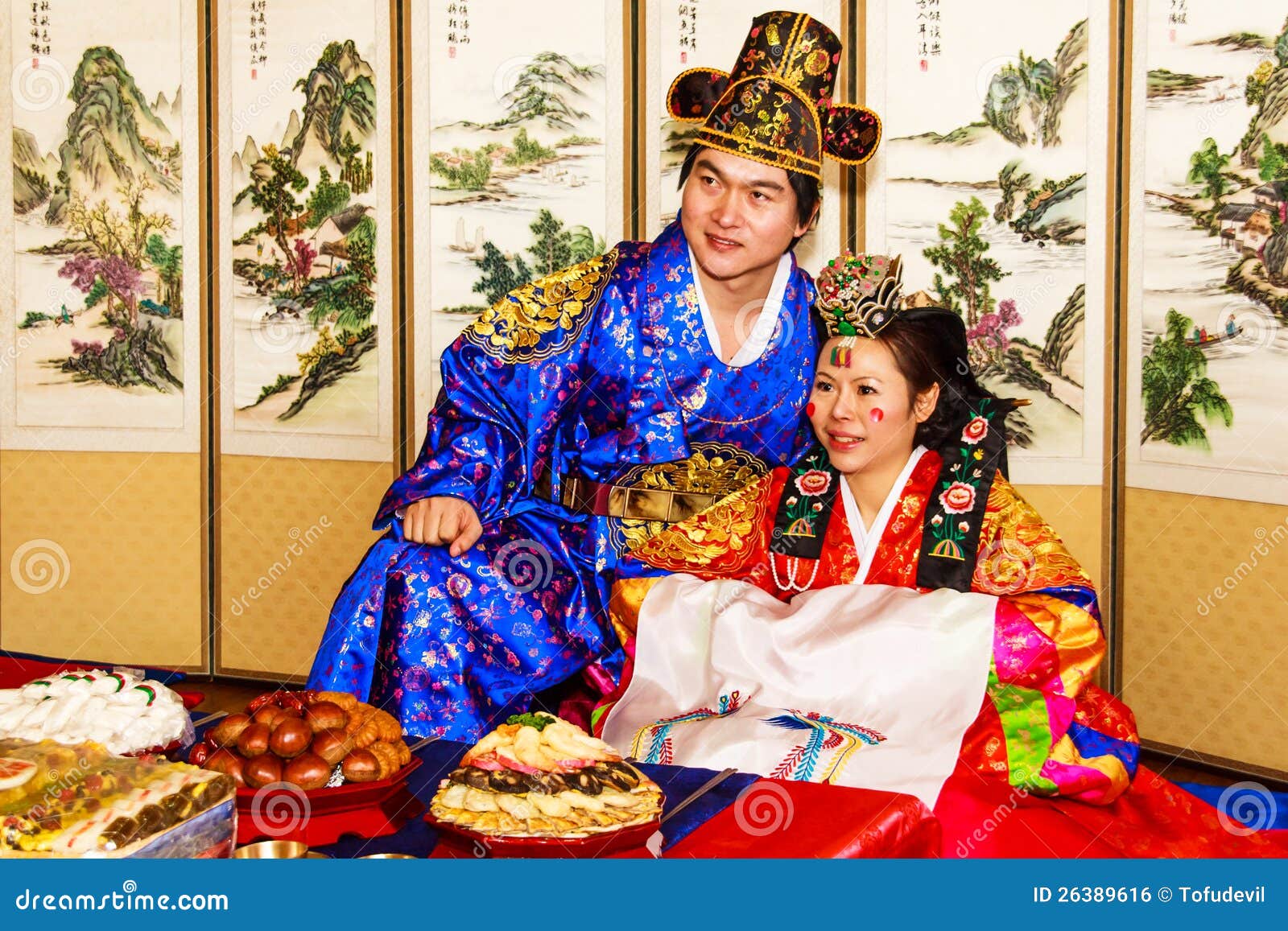 A Performance Of The Traditional Korean Wedding. Editorial Photo ...
