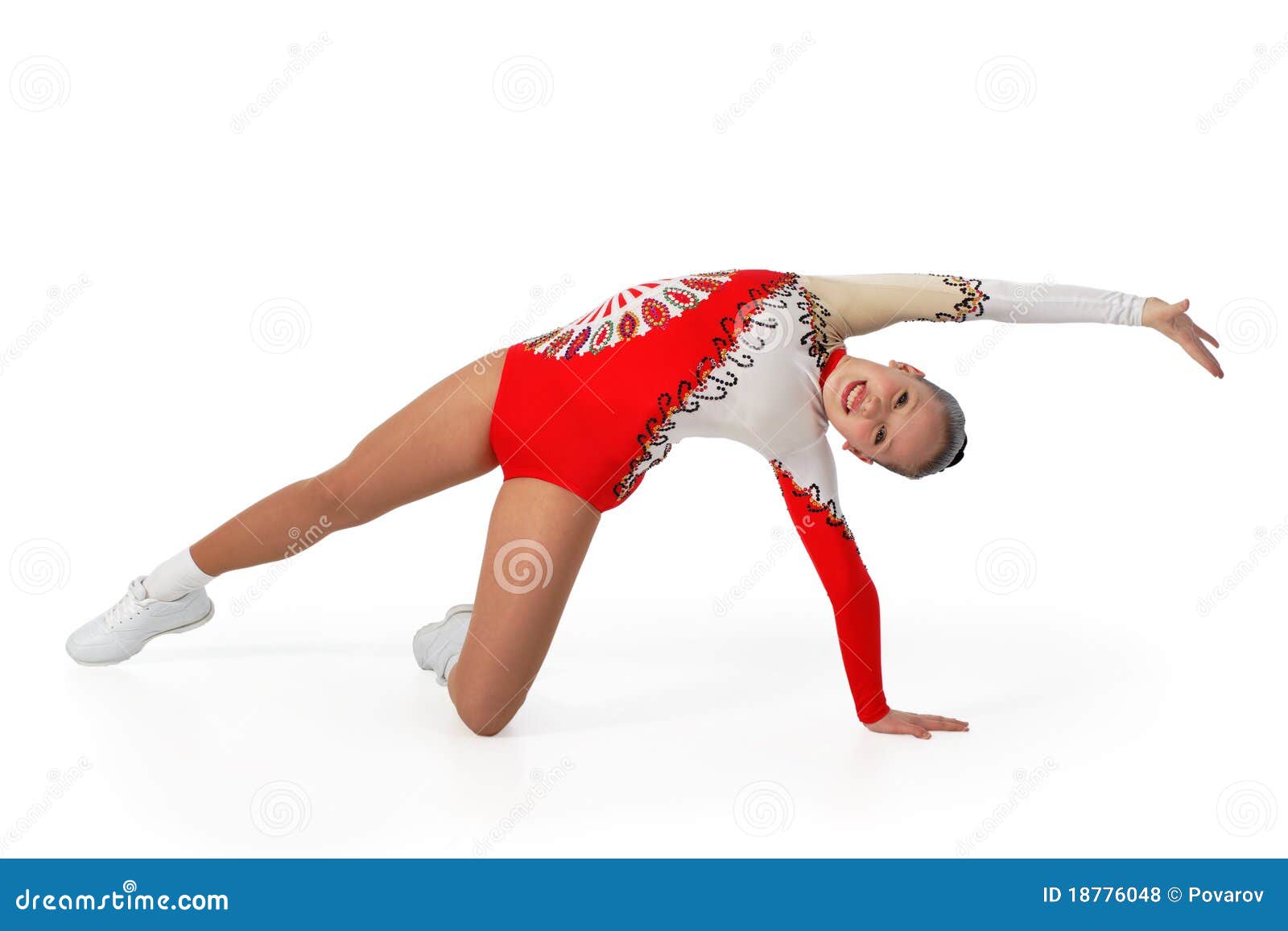 Performance by the Young Athlete Aerobics Stock Photo - Image of body ...