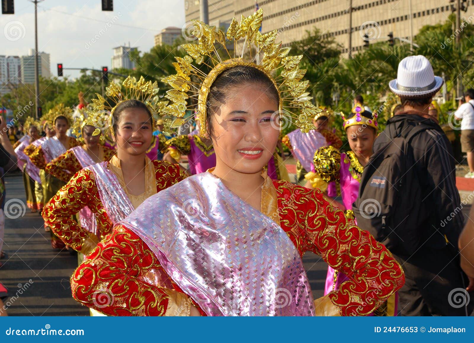 Performer-during-parade editorial stock photo. Image of event - 24476653
