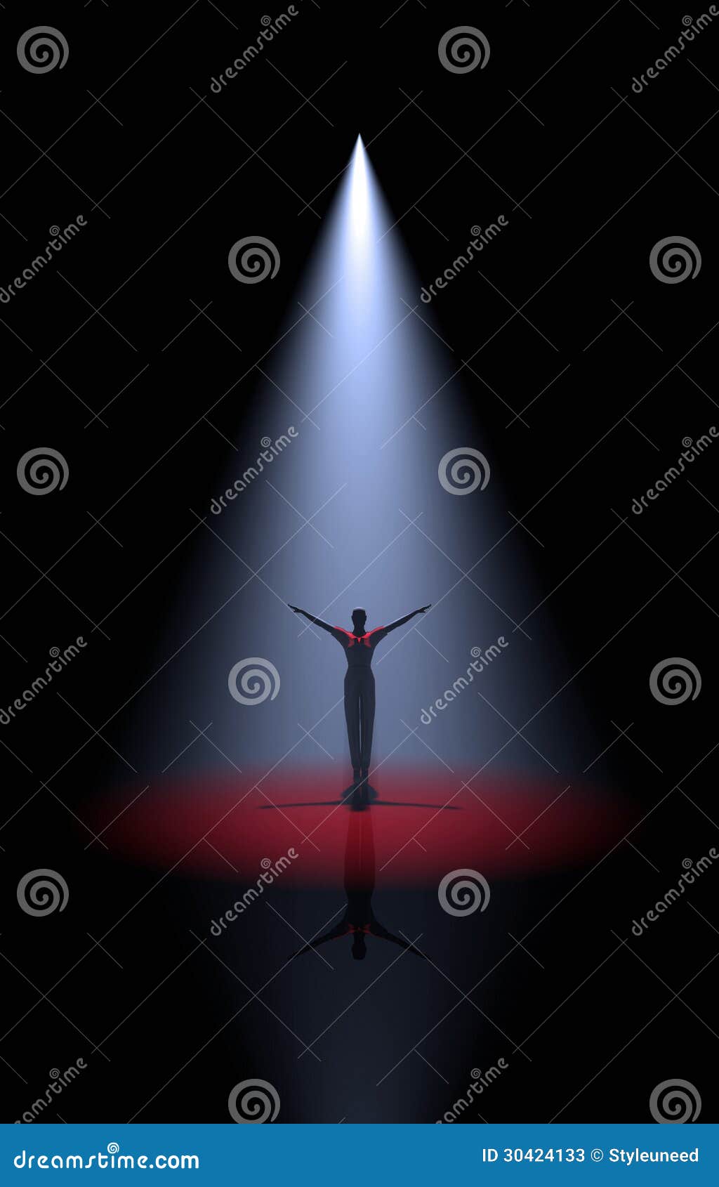 Performer Spotlight Stock Illustrations – 614 Performer Spotlight Stock ...