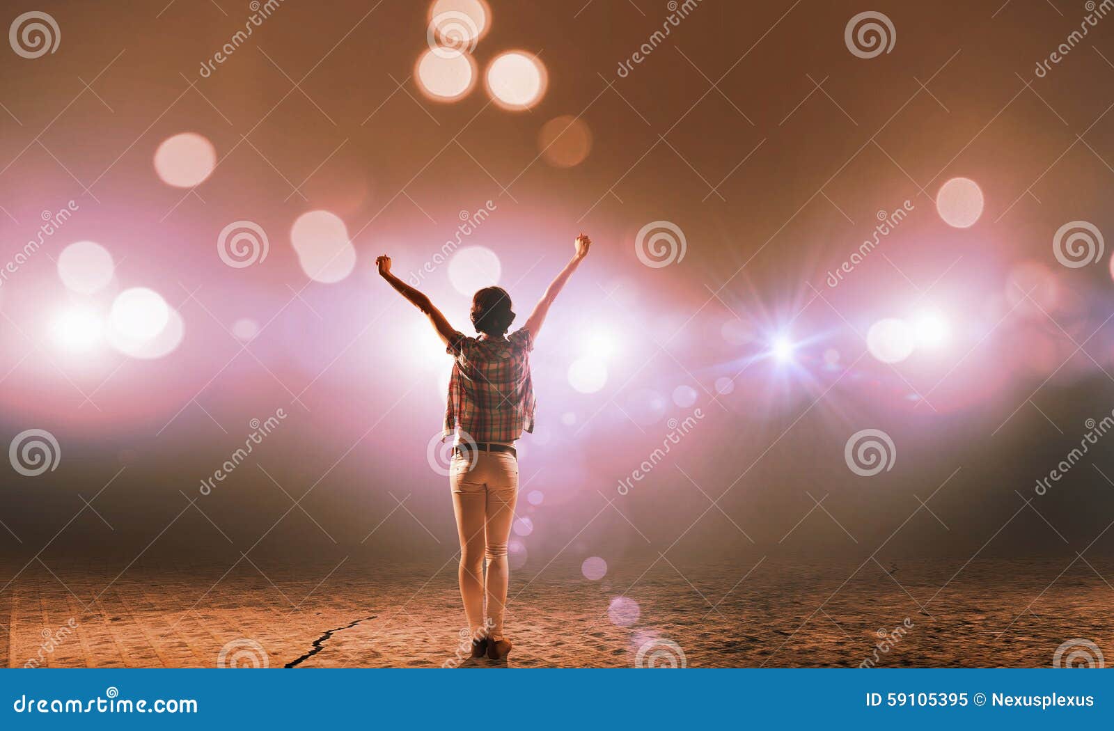 Performer on stage stock image. Image of success, performance - 59105395